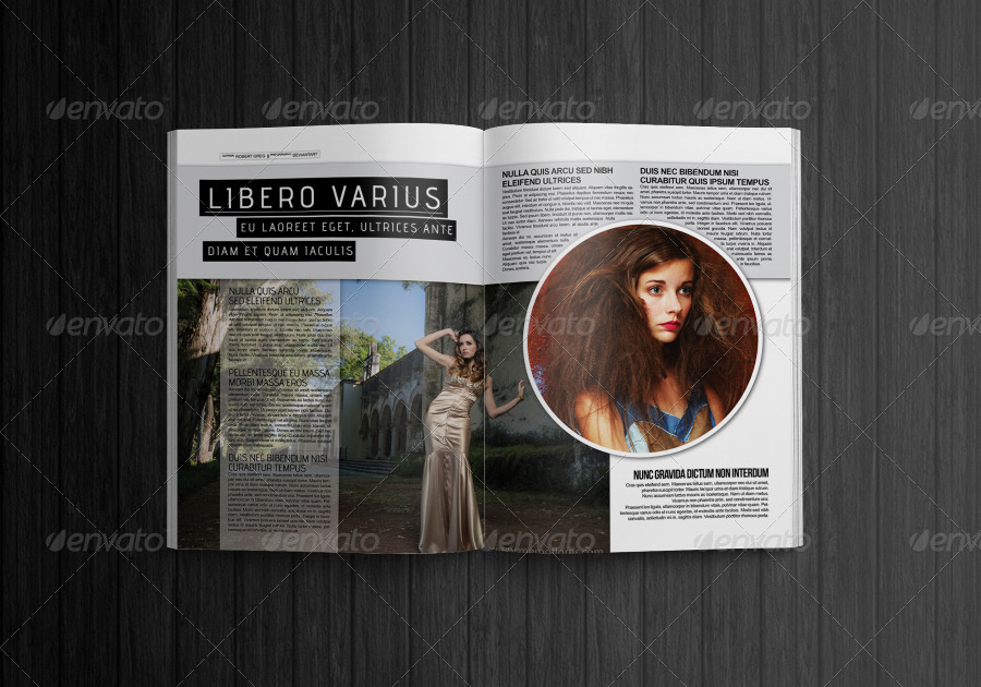 100 Pages Fashion Magazine Issue 4, Print Templates | GraphicRiver