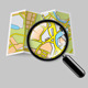 Map Booklet with Zoom, Vectors | GraphicRiver