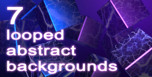 7 Abstract Looped Backgrounds Pack, Motion Graphics | VideoHive