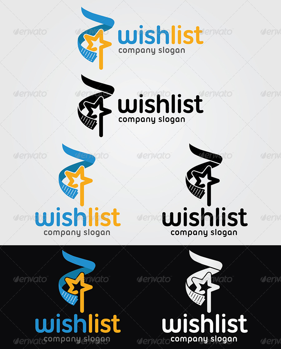 Wish List Logo, Logo Templates | GraphicRiver