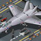 Isometric Fighter Bomber Landed in Front View, Vectors | GraphicRiver