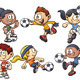 Soccer Kids, Vectors | GraphicRiver