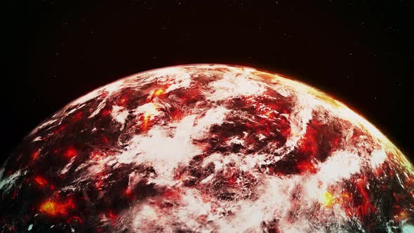 Apocalyptic Climate Change - Earth Space view, Motion Graphics | VideoHive