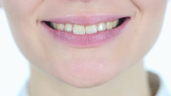 Smiling G White Background, Stock Footage | VideoHive