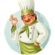 Smiling Cook Shows Okay, Vectors | GraphicRiver
