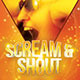 Scream And Shout Party Flyer, Print Templates | GraphicRiver