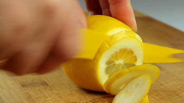 Slicing Lemon, Stock Footage | VideoHive