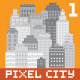 Pixel Art City Set 1, Vectors | GraphicRiver