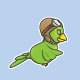 Flying Pilot Bird, Game Assets | GraphicRiver