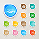 Shopping Sticker Colorful Set, Vectors | GraphicRiver