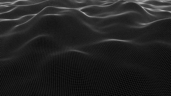 Wireframe Wave, Motion Graphics | VideoHive