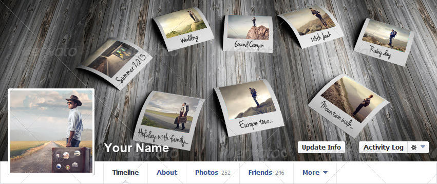 Facebook Timeline Template Pack, Web Elements | GraphicRiver