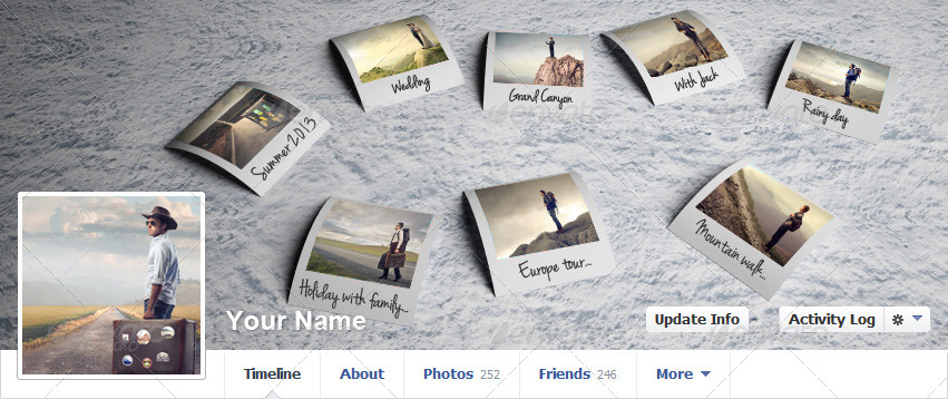 Facebook Timeline Template Pack, Web Elements | GraphicRiver