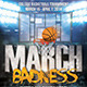March Badness College Basketball Flyer, Print Templates | GraphicRiver