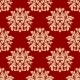 Red Damask Style Arabesque Pattern, Vectors | GraphicRiver