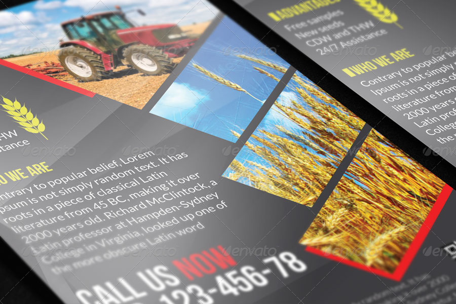 Agriculture Flyer, Print Templates | GraphicRiver