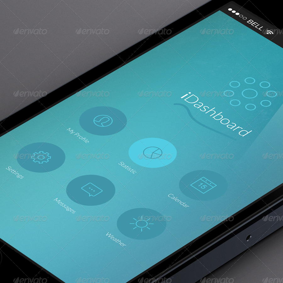 Small Dashboard, Web Elements | GraphicRiver