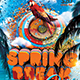 Spring Break Rave, Print Templates | GraphicRiver