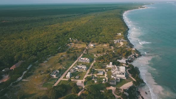 Aerial View of Tulum, Stock Footage | VideoHive