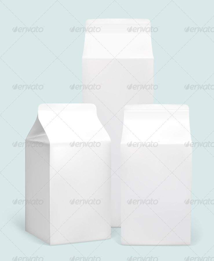 Milk Box, Vectors | GraphicRiver