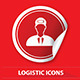 Logistics Label Icons, Icons | GraphicRiver