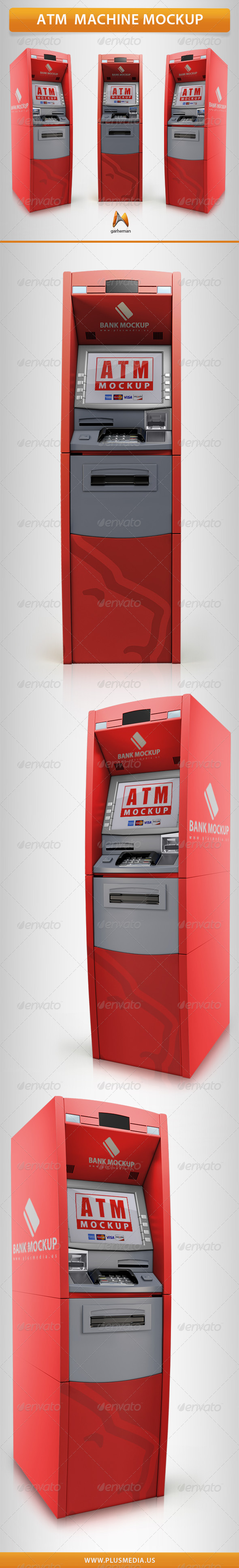 ATM Machine Mockup by garhernan | GraphicRiver