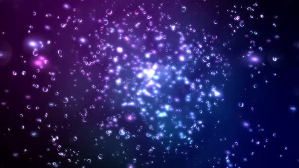 Bubbles Space Motion Loop Background, Motion Graphics | VideoHive