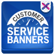 Customer Service Banner set, Web Elements | GraphicRiver