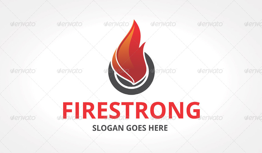 Fire Strong Logo, Logo Templates | GraphicRiver