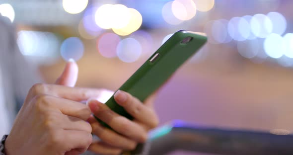 Using cellphone at night, Stock Footage | VideoHive