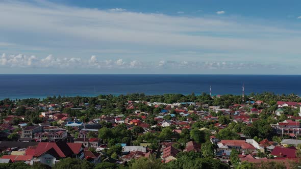 AH - Aerial View Of Port In Sabang Bay 01, Stock Footage | VideoHive