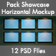 Horizontal Showcase Mockup Pack, Graphics | GraphicRiver