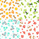 Four Summer Seamless Patterns, Vectors | GraphicRiver