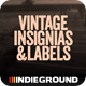 Vintage Insignias & Labels, Web Elements | GraphicRiver