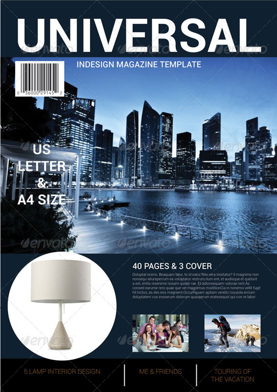 Universal Magazine Template, Print Templates | GraphicRiver