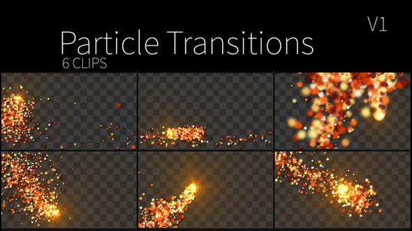 Particle Transitions, Motion Graphics | VideoHive