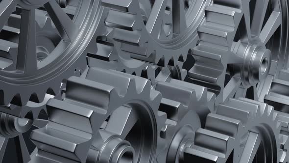 Lots of Gears are Spinning, Motion Graphics | VideoHive
