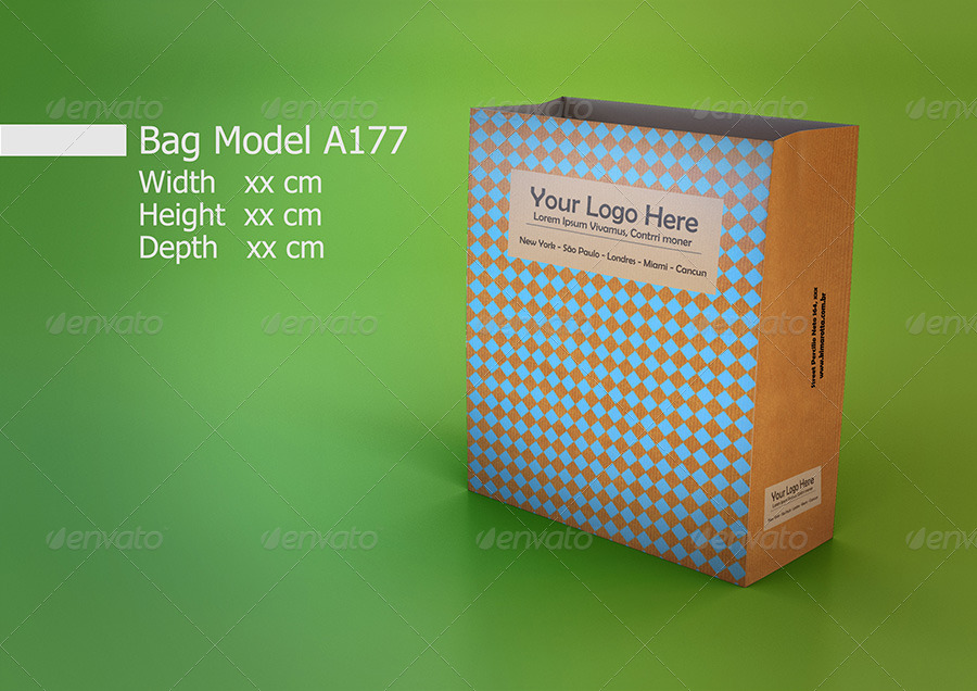 Bundle Paper Bag Mockup, Graphics | GraphicRiver