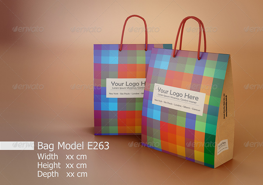 Bundle Paper Bag Mockup, Graphics | GraphicRiver