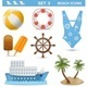 Beach Icons Set 3, Vectors | GraphicRiver