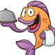 Waiter Fish, Vectors | GraphicRiver