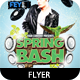 Spring Bash Party Flyer, Print Templates | GraphicRiver