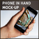 Mobile Phone in Hand Mock-up, Graphics | GraphicRiver