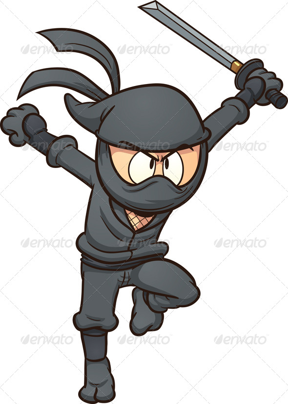 Ninja Running by memoangeles | GraphicRiver