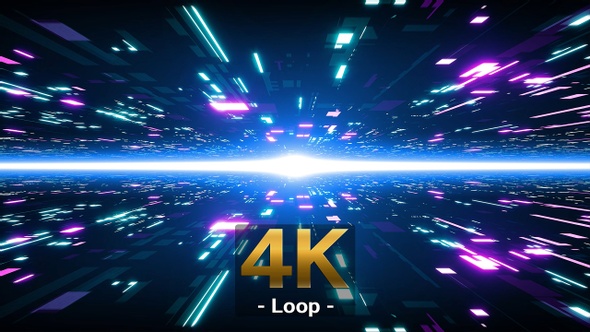 Futuristic Cyberspace 4K, Motion Graphics | VideoHive