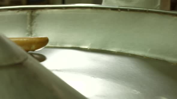 Unloading of Bread From the Conveyor., Stock Footage | VideoHive