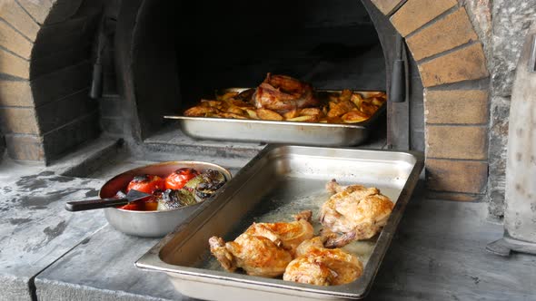 Freshly Cooked Dishes From a Real Oven, Stock Footage | VideoHive