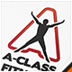 A Class Fitness Letter Logo, Logo Templates | GraphicRiver