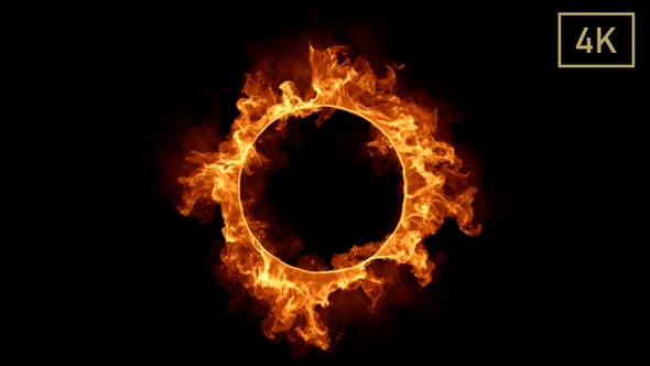 Fire Circle 4K by ArtvisionVFX | VideoHive