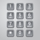 User interface keypad for phone. Vector, Vectors | GraphicRiver